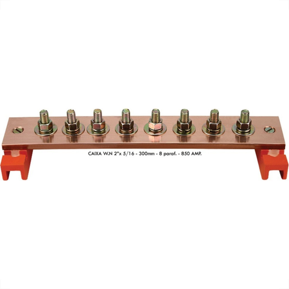 Ferragens Barramento Caixa W n 2x5 16 8 Parafuso
