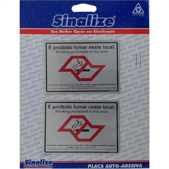 Catalogo : Placa Sinalizacao Aluminio 07X10 ''Proibido Fumar'' Catalogo : Placa Sinalizacao Aluminio 07X10 ''Proibido Fumar''